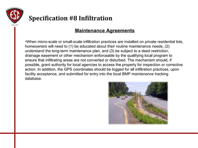 VDOT BMP Clearinghouse Specification 8- Infiltration | PPT | Gardening ...