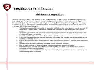 VDOT BMP Clearinghouse Specification 8- Infiltration | PPT