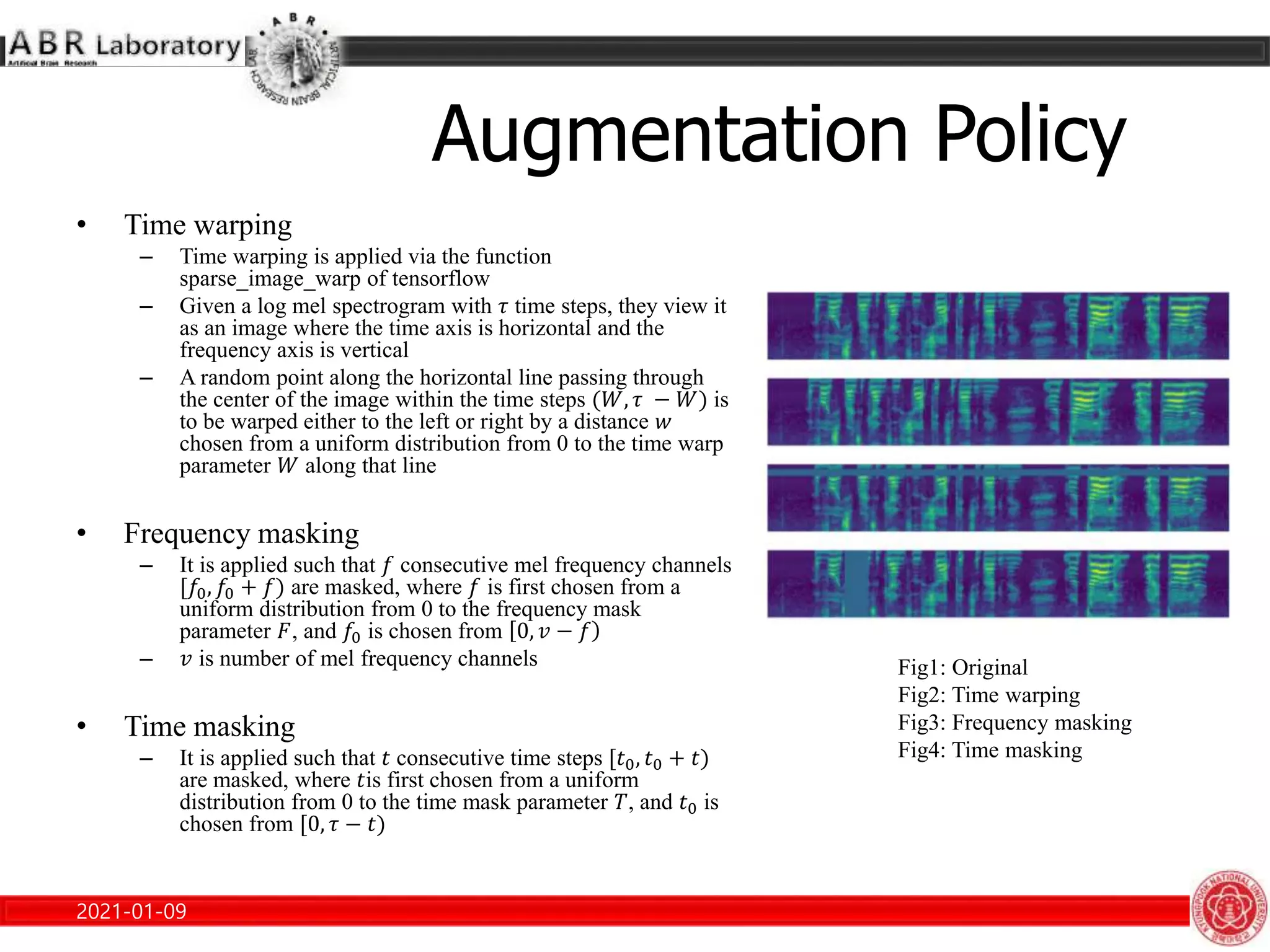 SpecAugment review | PPT