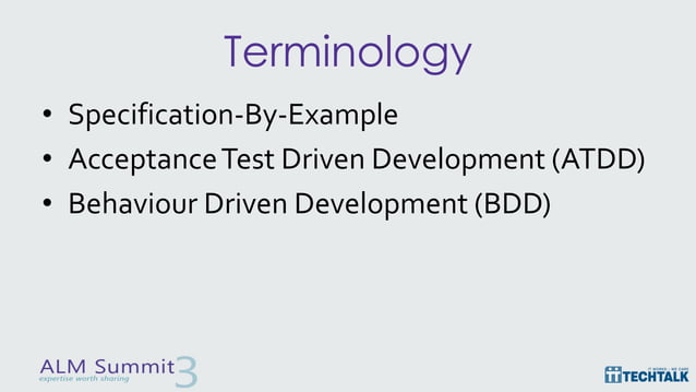 Specification-By-Example with Gherkin | PPT
