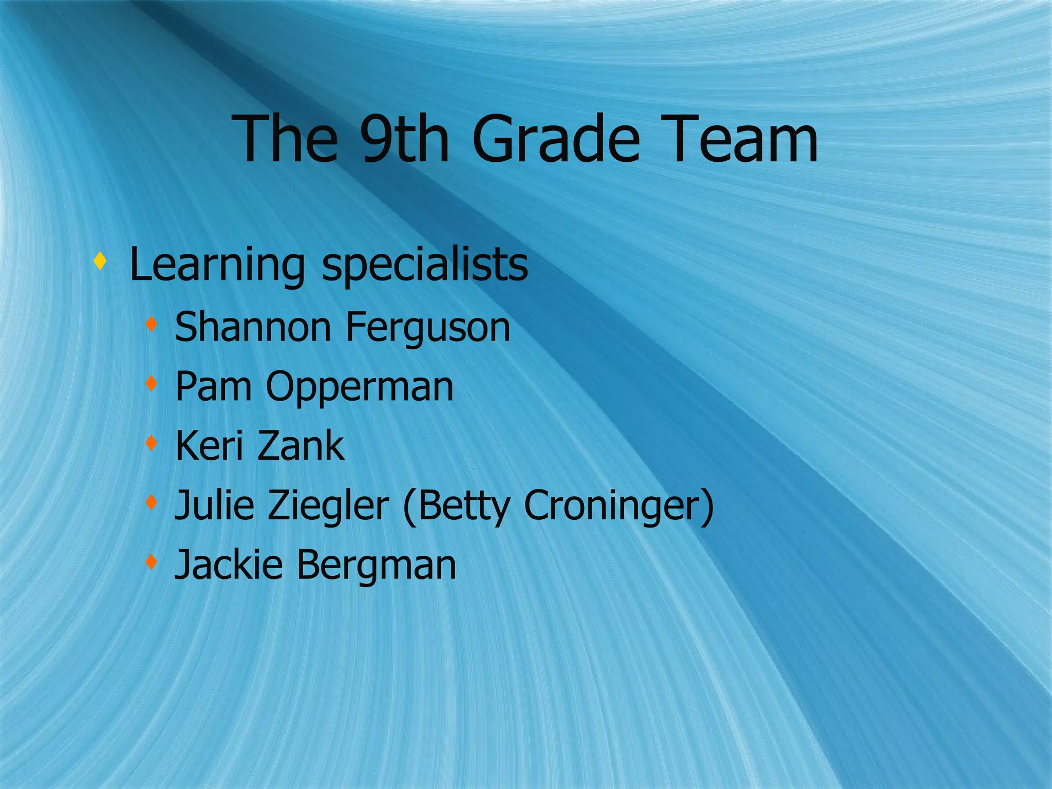FHS Special Education Model | PPT