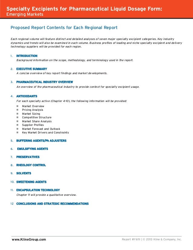 Specialty Excipients for Pharmaceutical Liquid Dosage Form - Brochure