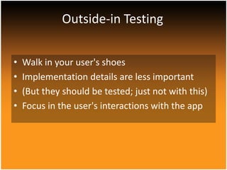 Specflow: One Step closer to Executable Specifications | PPTX | Programming Languages | Computing