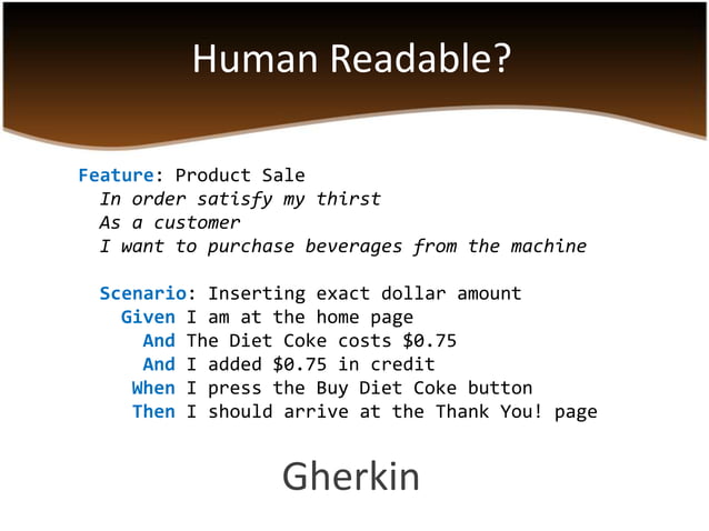 Specflow: One Step closer to Executable Specifications | PPTX | Programming Languages | Computing