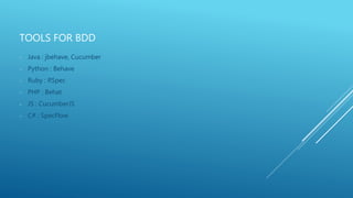 Tech#Skills_Day BDD та SpecFlow | PPT