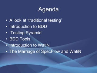 Spec flow – functional testing made easy | PPTX