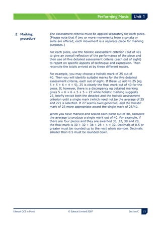 Edexcel Music A level Specification | PDF