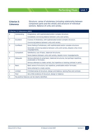 Edexcel Music A level Specification | PDF