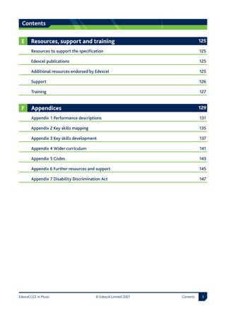 Edexcel Music A level Specification | PDF