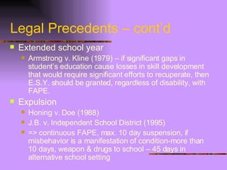 Autism: Special Education Law | PPT