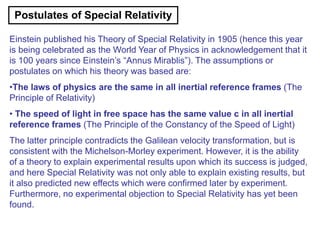 Special theory of -Relativity presentation.ppt