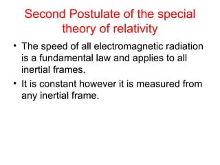 Special Theory Of Relativity | PPT