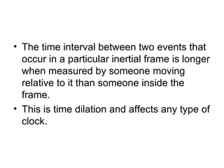 Special Theory Of Relativity | PPT