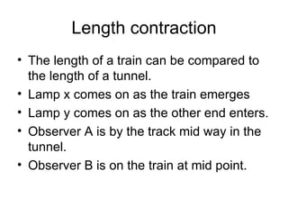 Special Theory Of Relativity | PPT | Physics | Science