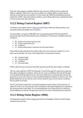 Special of 80386 registers | PDF