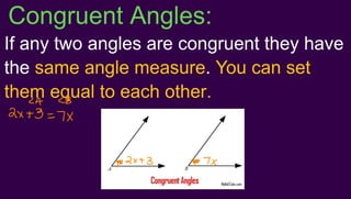 Special angle pair vocab | PPT
