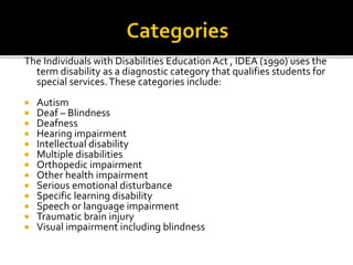 Special Adapted Physical Education Programme for Various Types and ...