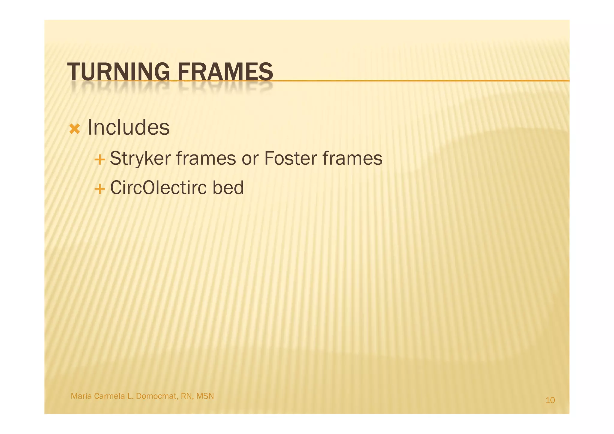 Special beds for positioning client | PDF