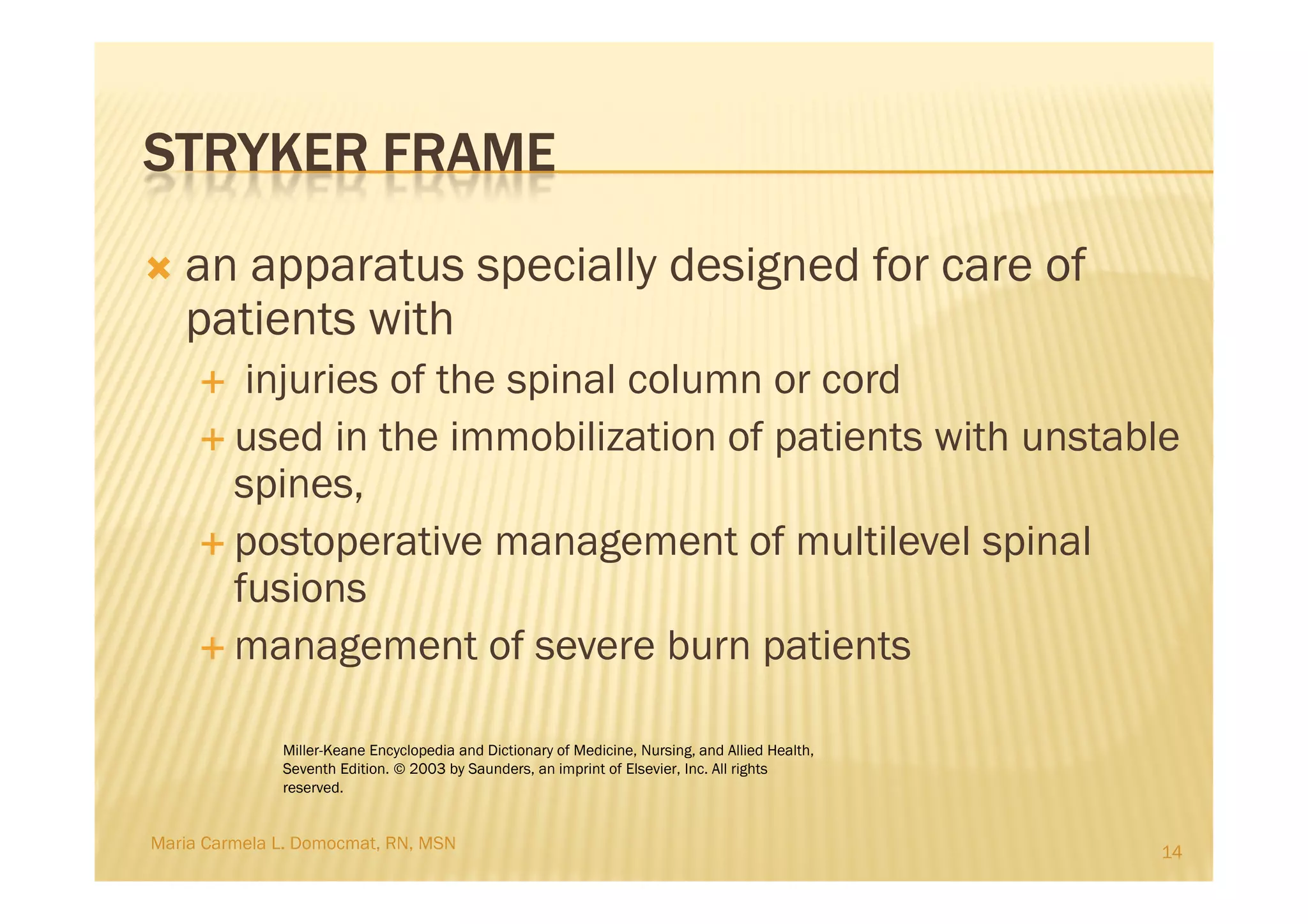 Special beds for positioning client | PDF