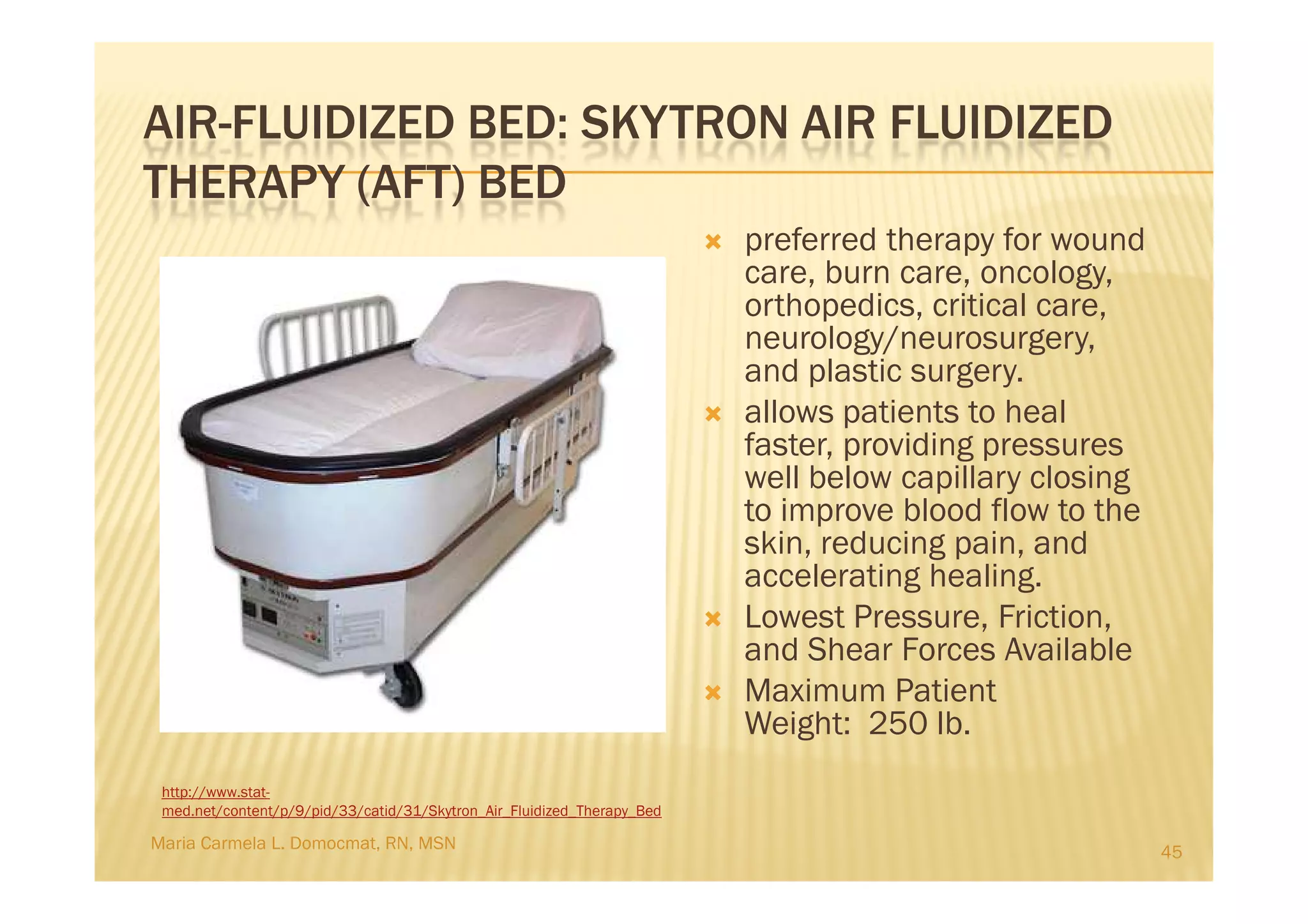 Special beds for positioning client | PDF