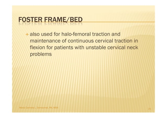 Special beds for positioning client | PDF