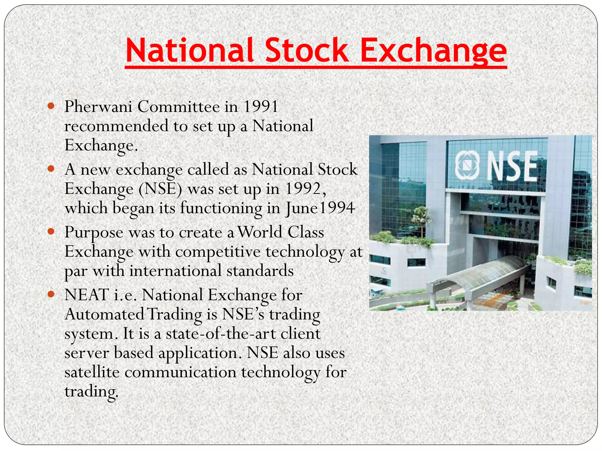 Basics of Indian Stock Market & its Trading Mechanisms | PDF
