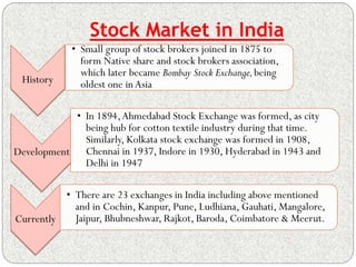 Basics of Indian Stock Market & its Trading Mechanisms | PDF