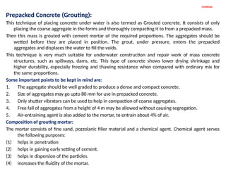 Special types of concrete and operations | PPT