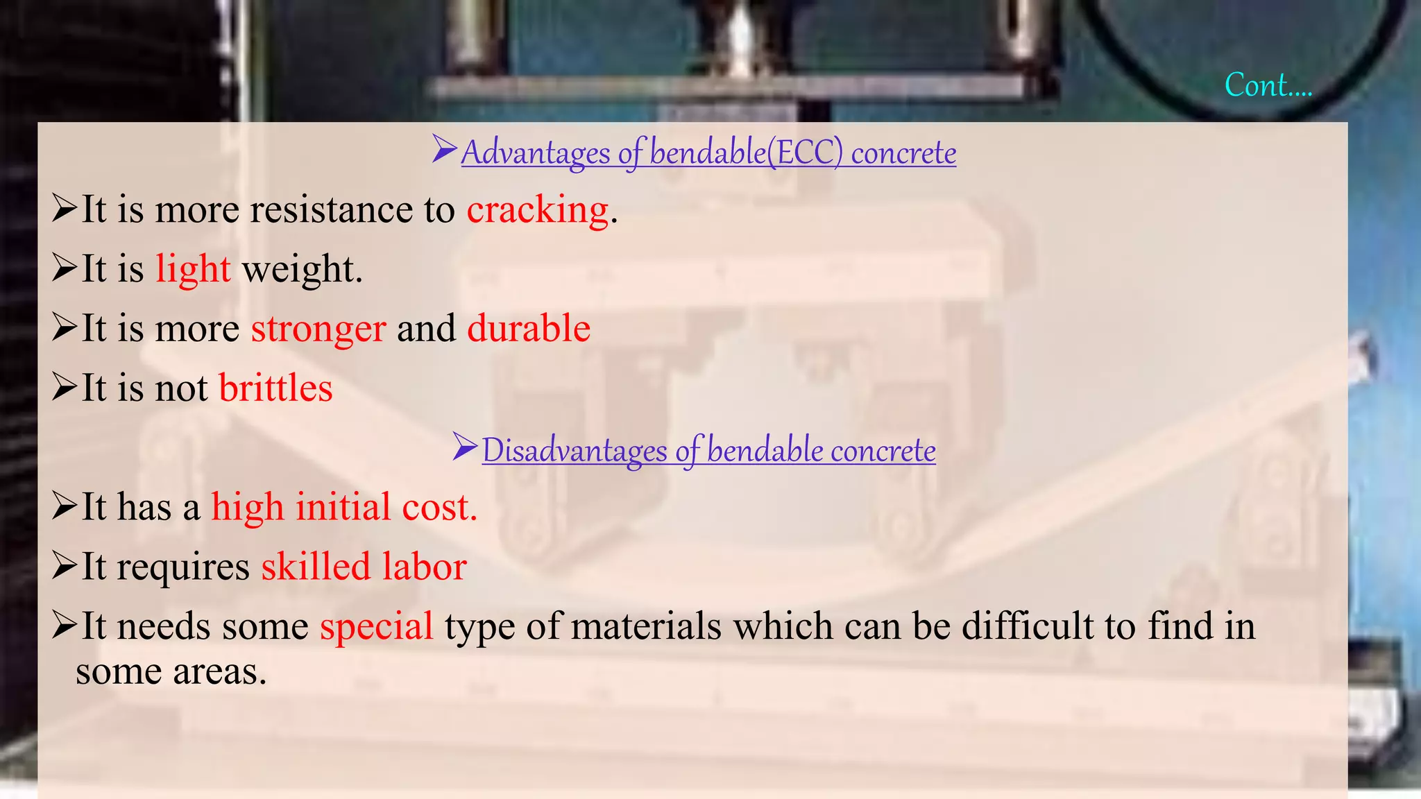 Special concrete and advanced construction materials | PPTX
