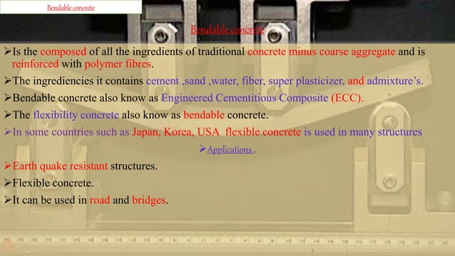 Special concrete and advanced construction materials | PPTX | Civil Engineering Industry ...