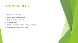 Special concrete and concreting method | PPTX
