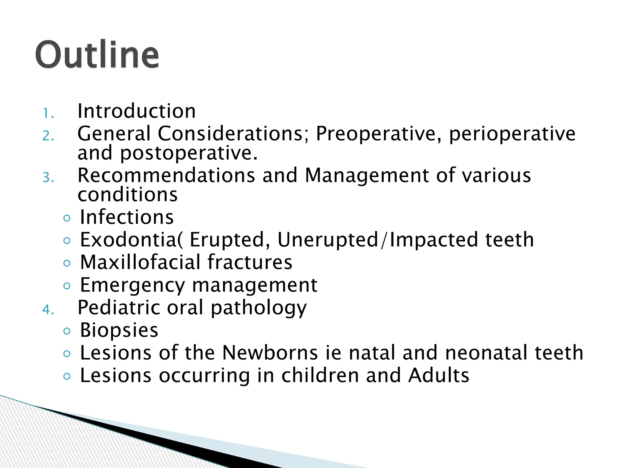 SPECIAL CONSIDERATIONS FOR ORAL SURGEY IN PEDIATRIC PATIENTS- GROUP B.pptx