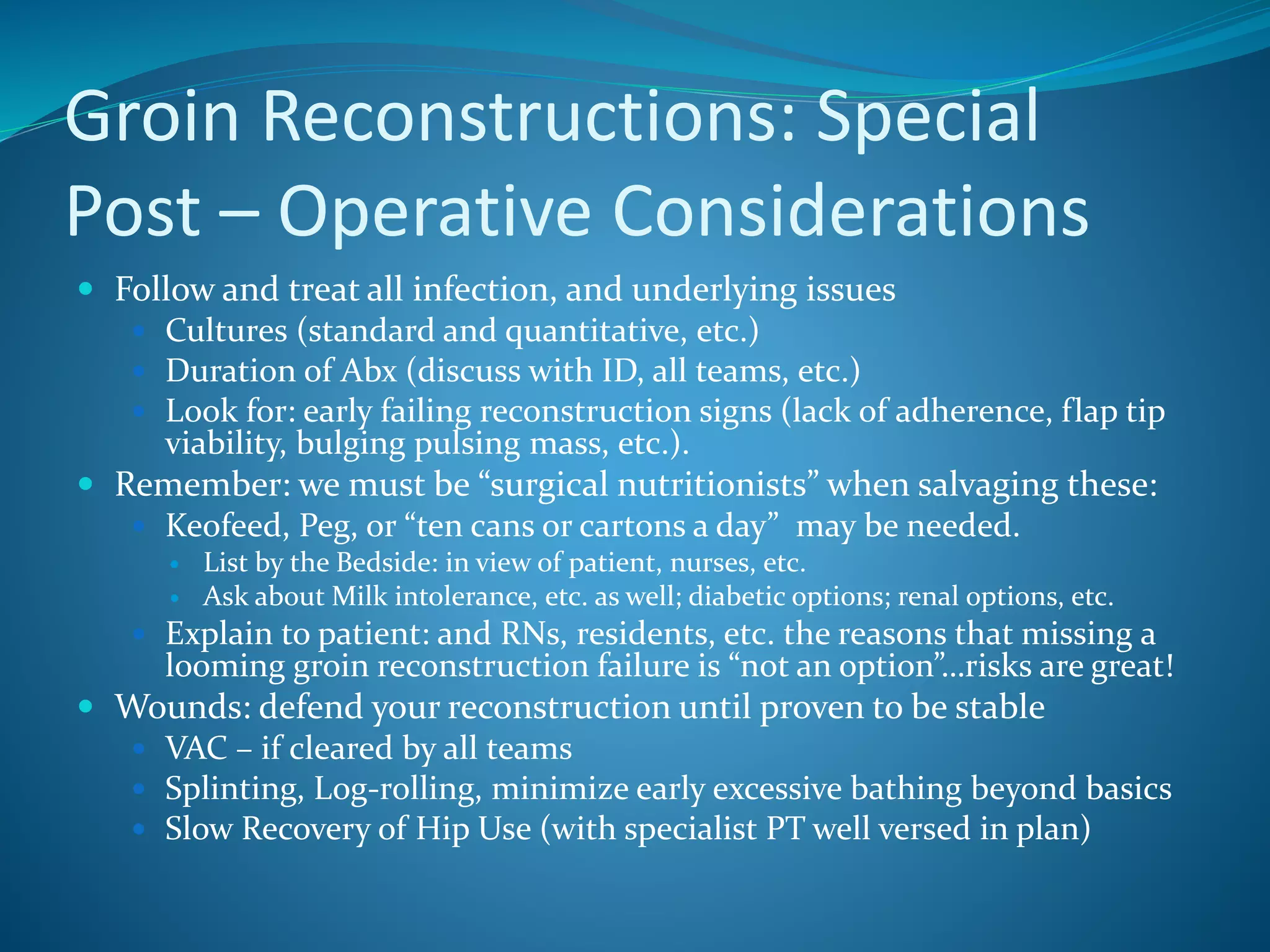 Special considerations for wounds and lesions, key anatomic regions ...