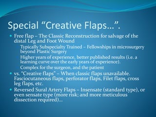 Special considerations for wounds and lesions, key anatomic regions ...