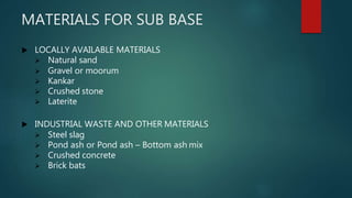 Construction of flexible pavement in brief. | PPTX