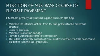 Construction of flexible pavement in brief | PPT