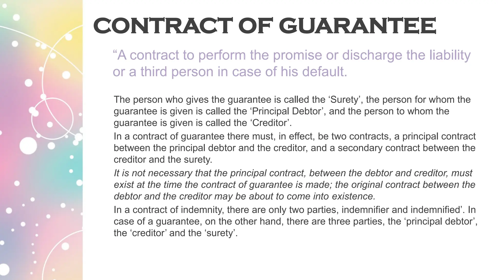Module II: Special Contracts of Indian Contract Act, 1872.pptx