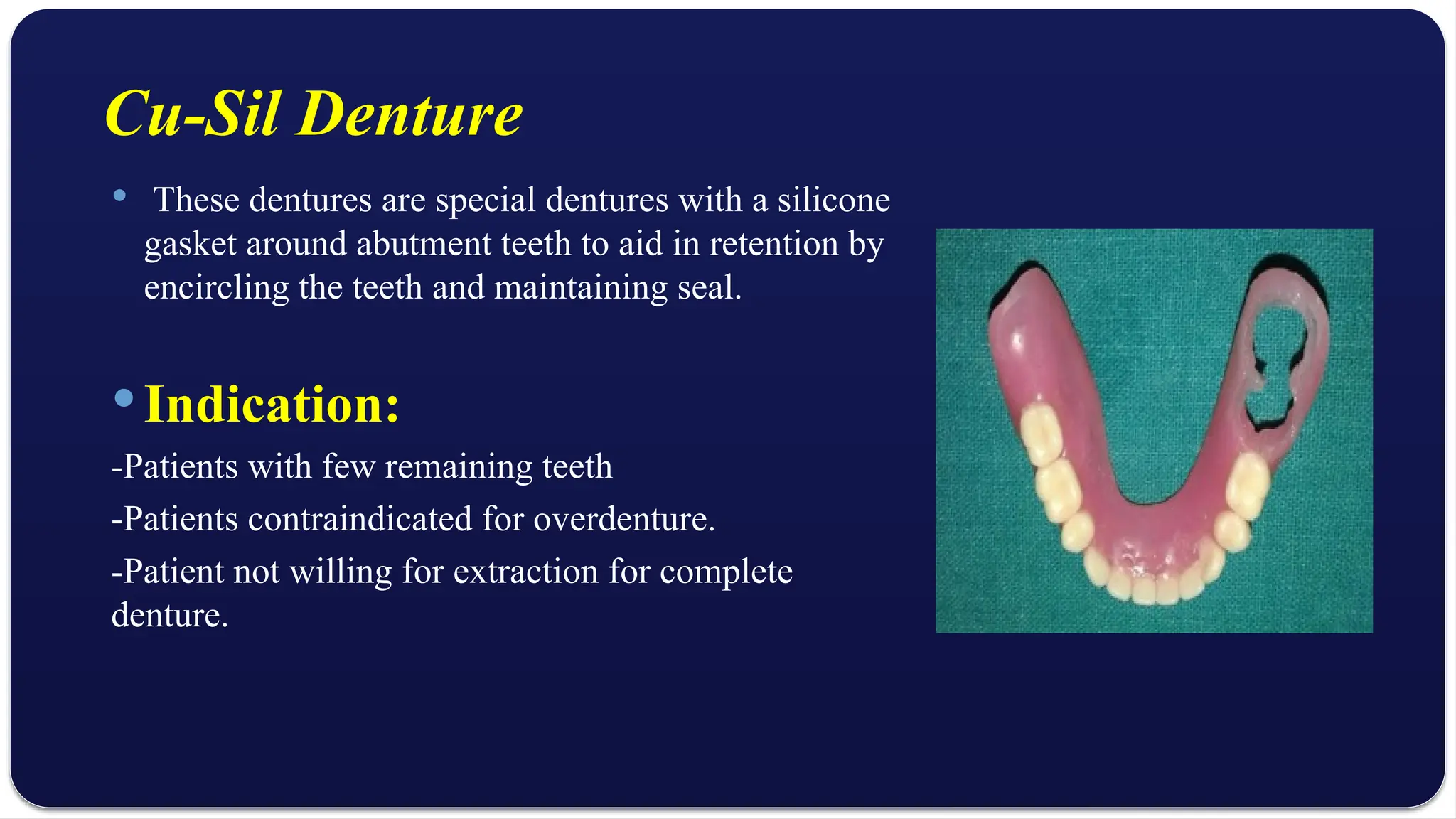 Specialized Complete Denture (Dr Sahil S Dahale) | PPTX