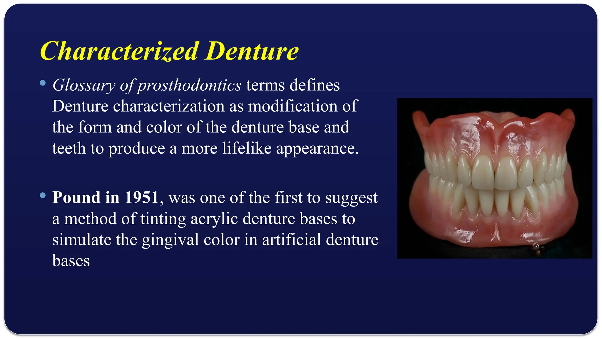 Specialized Complete Denture (Dr Sahil S Dahale) | PPTX