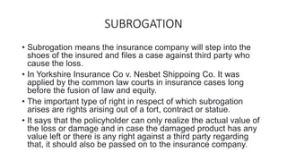 SPECIAL DOCTRINES.pptx | Home Insurance | Insurance