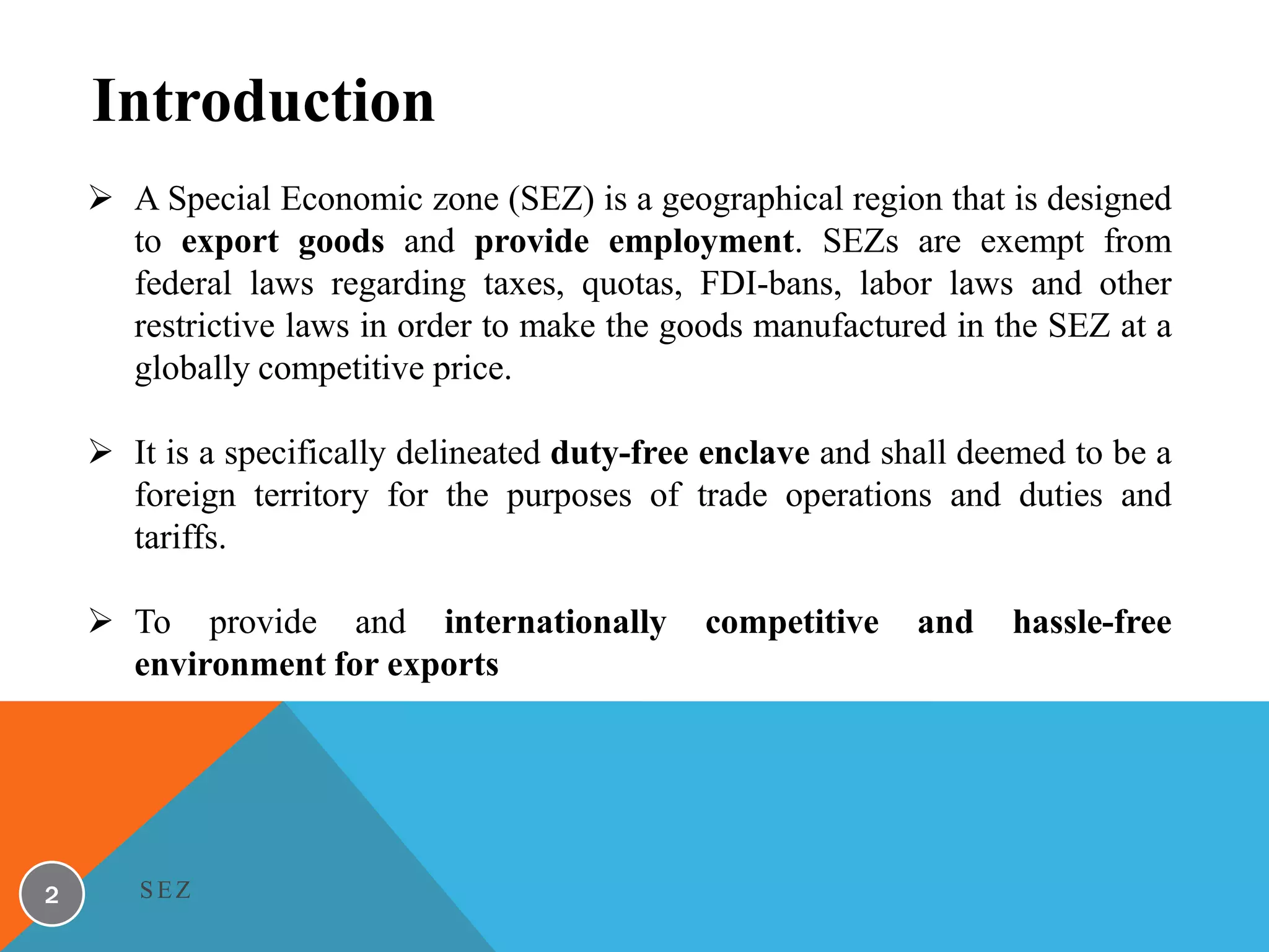 Special economic zone | PPTX