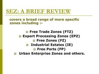 Special economic zones | PPTX
