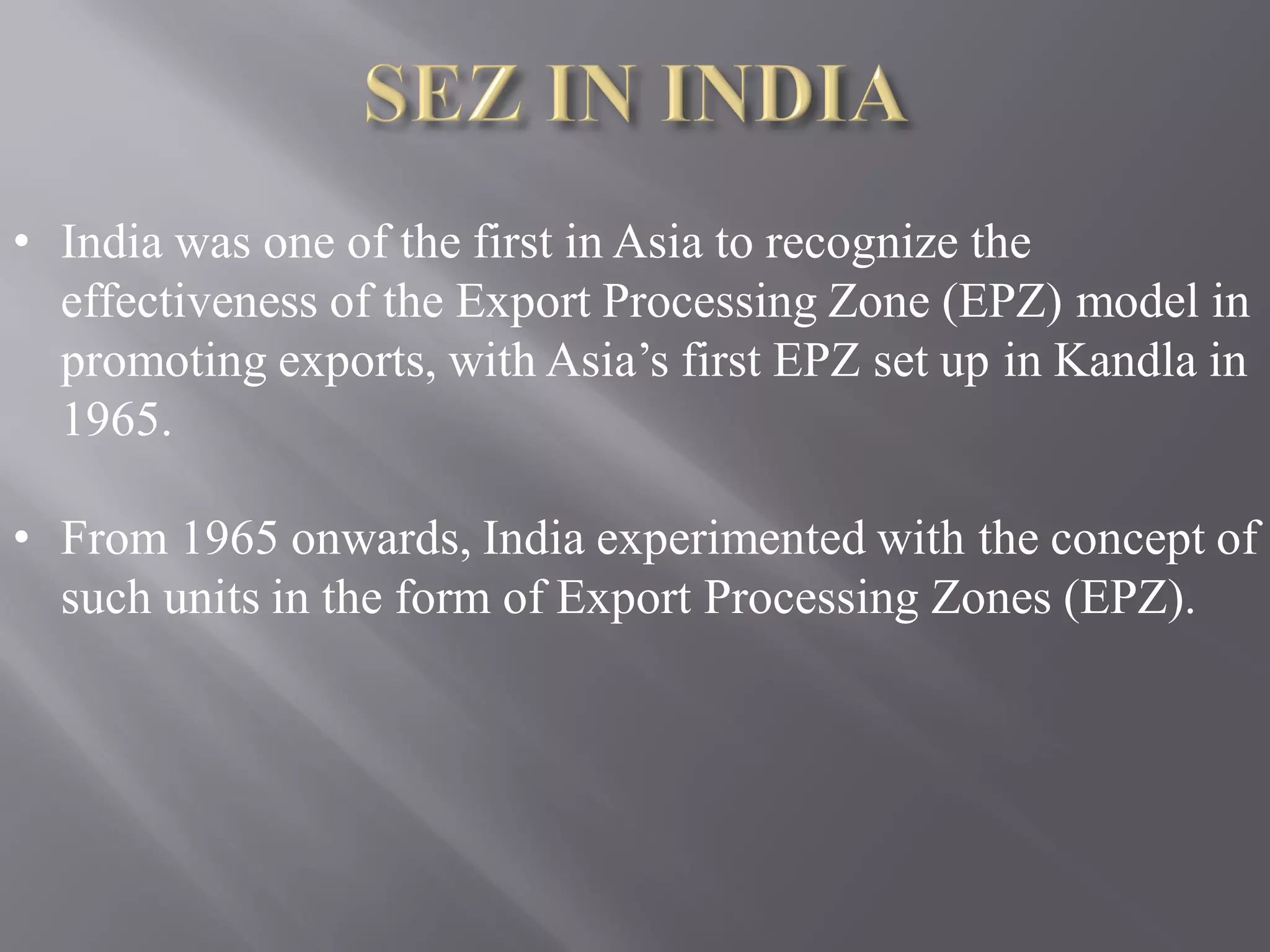 Special economic zones | PPT
