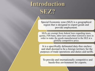 Special economic zones | PPT