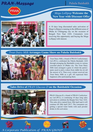 Special edition of pran message on pahela baishakh 1424. | PDF