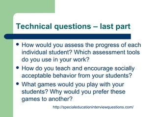 Special Education Interview Tips