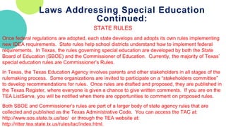 SPECIAL EDUCATION PROJECT | PPT