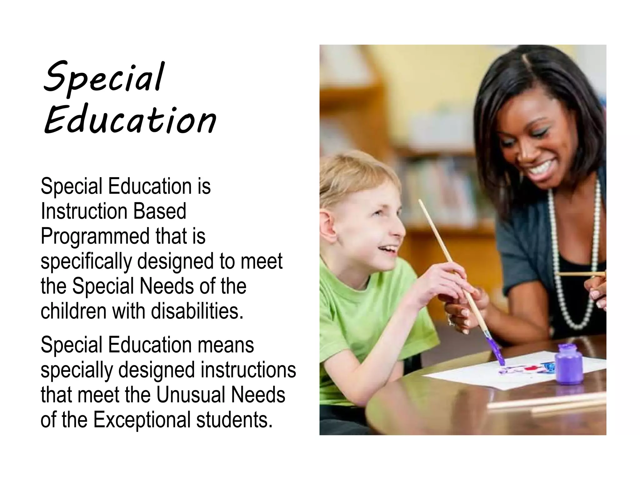 Special education | PPTX