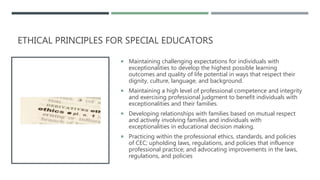 Special education | PPTX
