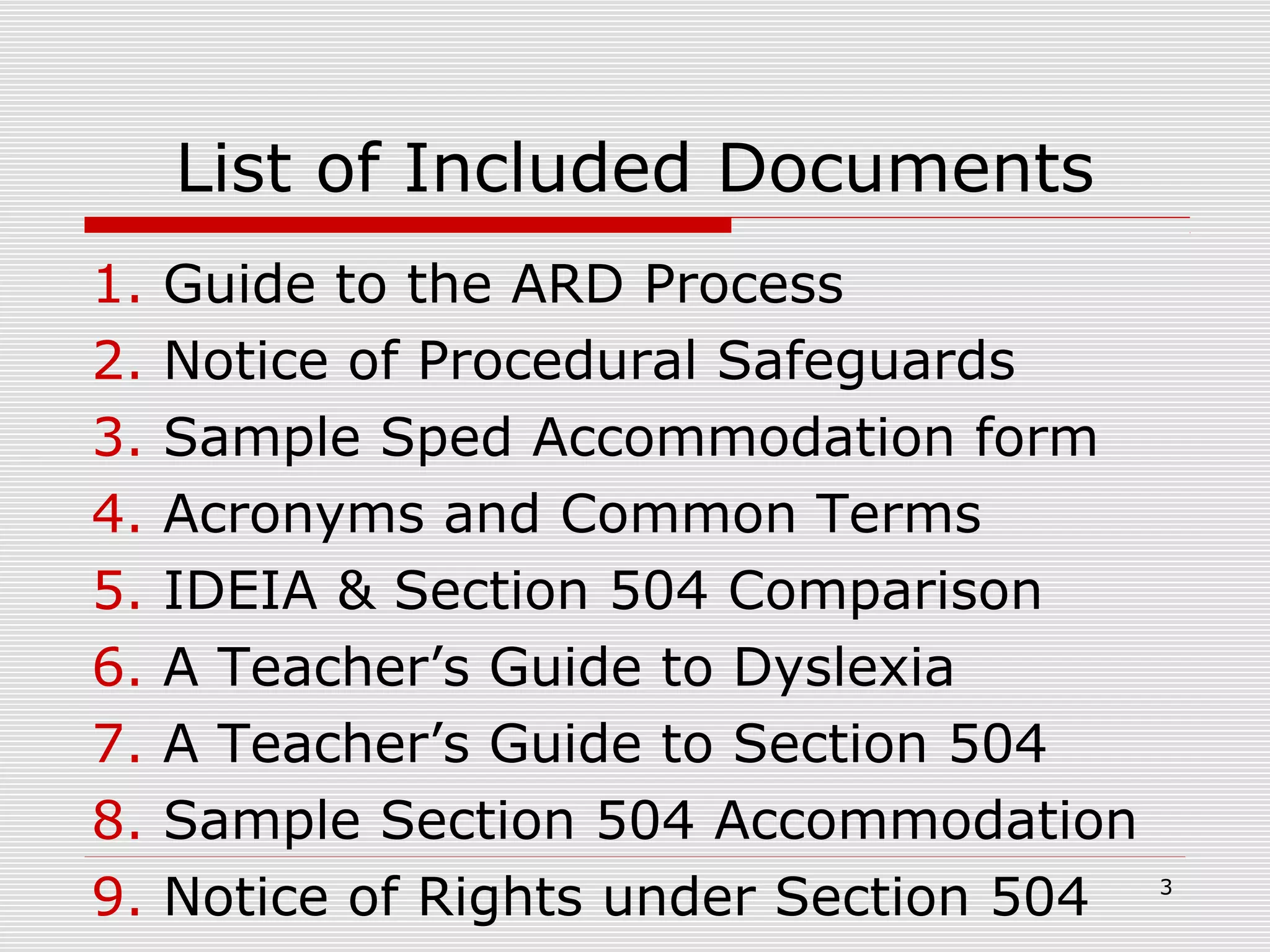 Special education 101 | PPT